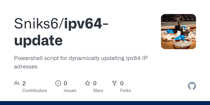 Einfaches Powershell-Script zum Updaten der IP Adresse - DynDNS2 - IPv64.net • Forum - DynDNS2 ...
